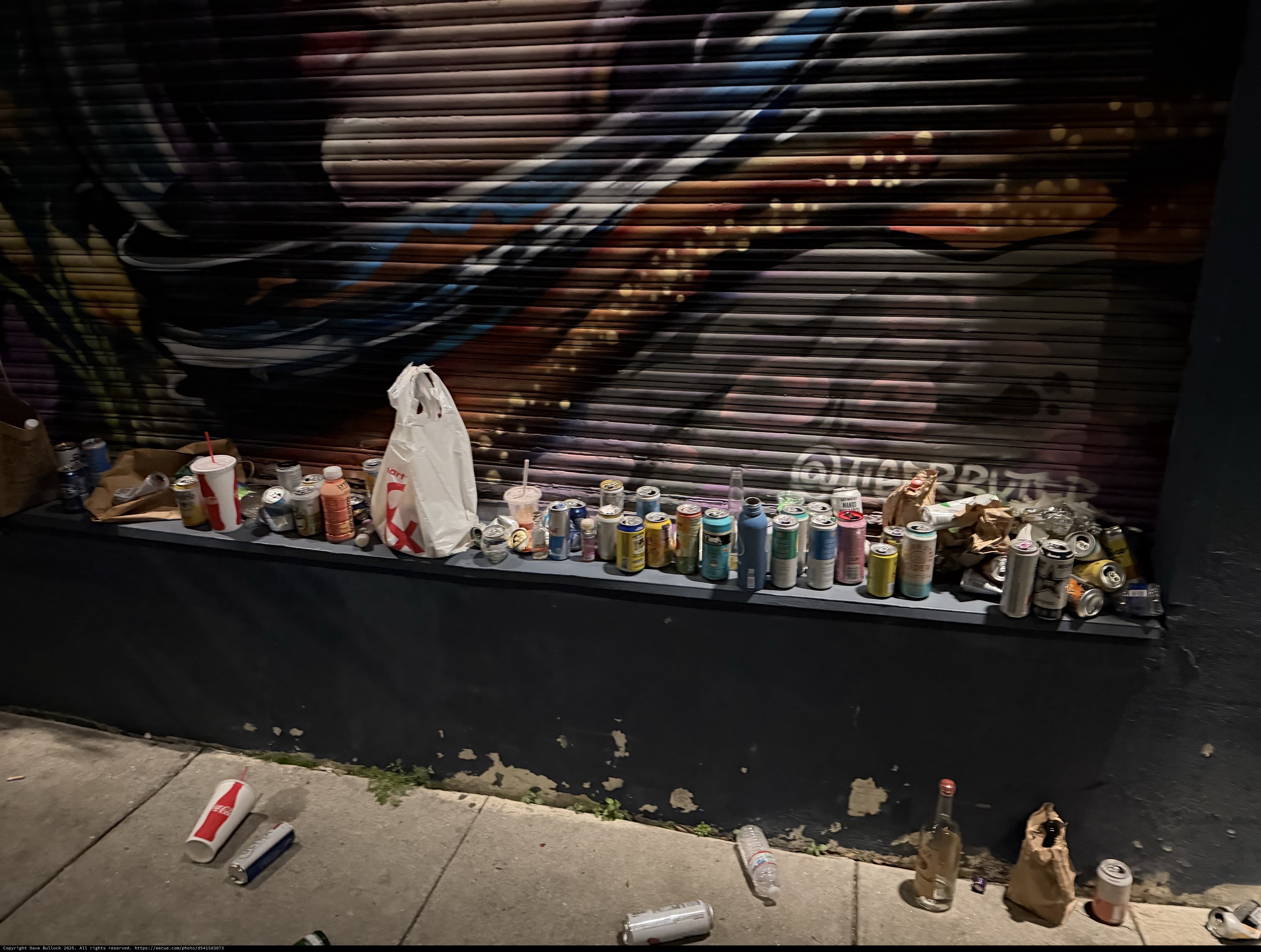 Urban Street Location, Likely Major City With Active Street Art Scene ...